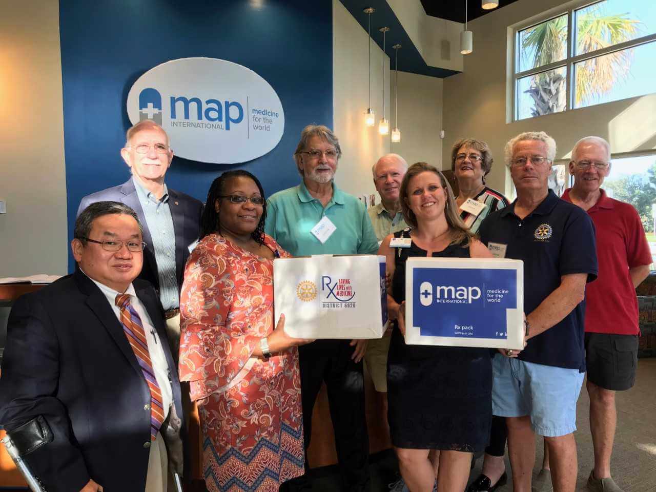 Rotary Clubs Partner with MAP to Give Medical Relief to Local Community