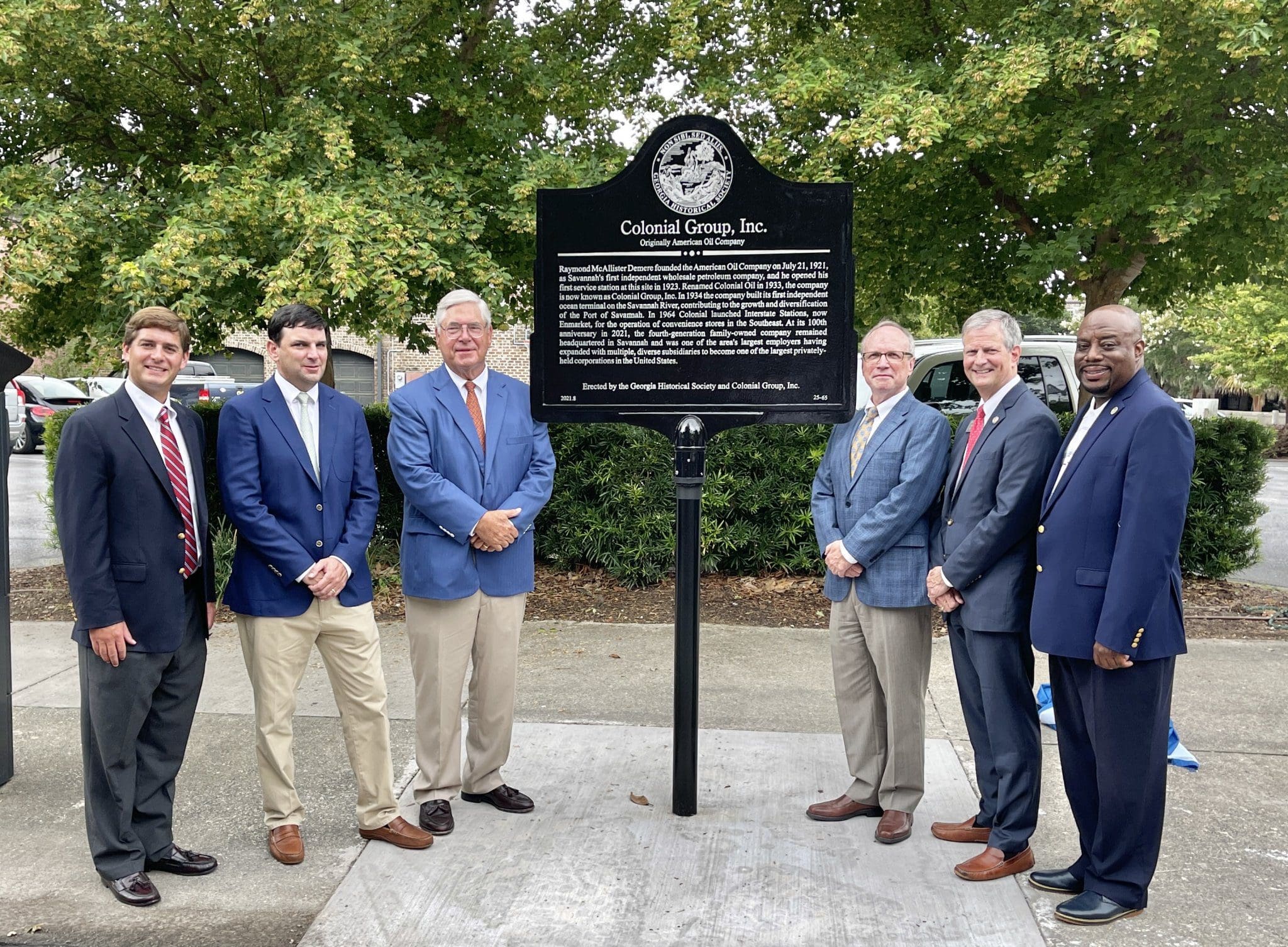 Colonial Group Unveils Historical Marker in Savannah Celebrating 100 ...